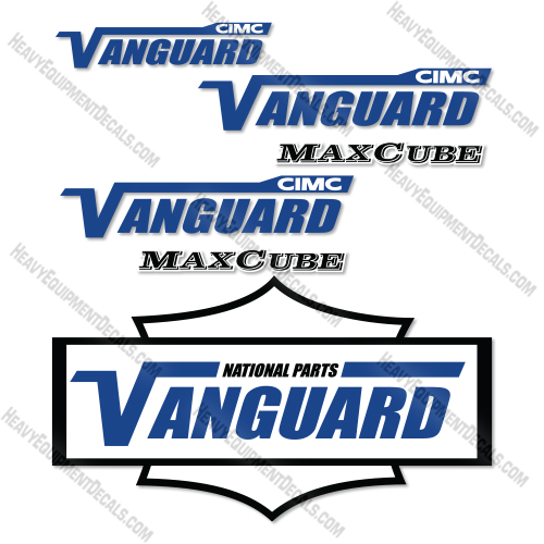 - Vanguard Maxcube Decal Kit Dry Van- Aftermarket Kit #VG-MC