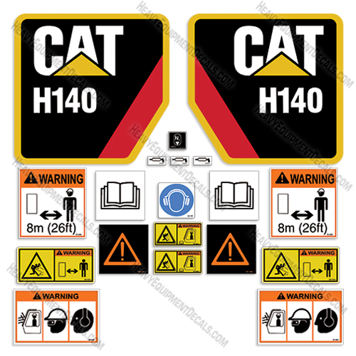 - Fits Caterpillar H140 Decal Kit Hammer #CAT-H140