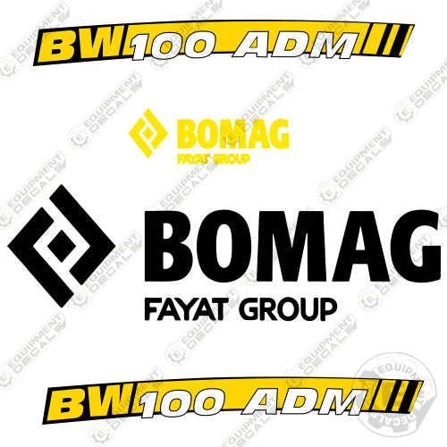 Bomag Decals