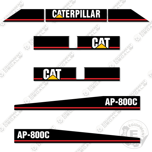- Fits Caterpillar AP 800 C Decal Kit Asphalt Paver #CAT-AP-800C