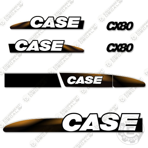 - Fits Case CX80 Decal Kit Excavator #CASE-CX80