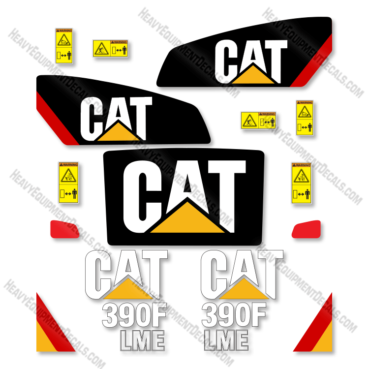 - Fits Caterpillar 390FLME Excavator Decal Kit #CAT-390FLME