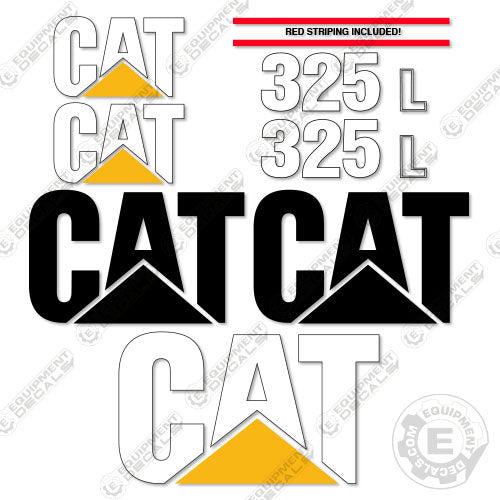 - Fits Caterpillar 325 L Decal Kit Excavator #CAT-325-L