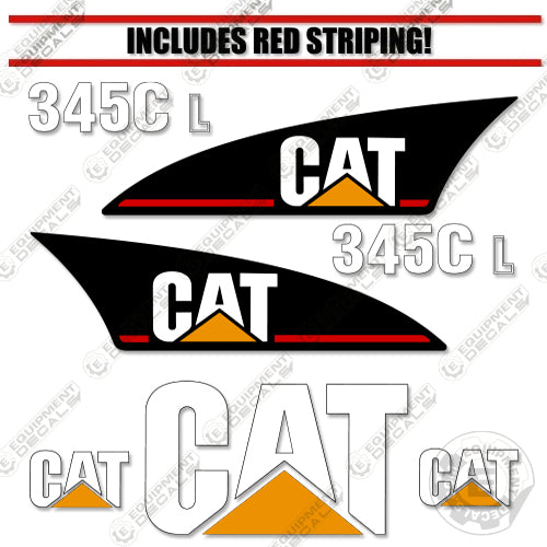- Fits Caterpillar 345CL Decal Kit Excavator #CAT-345CL