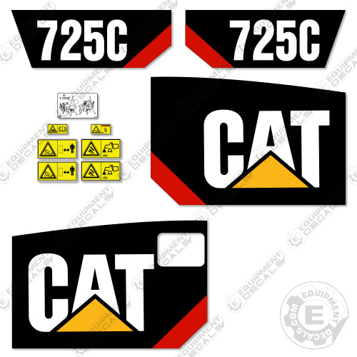 - Fits Caterpillar 725C Decal Kit Articulated Dump Truck #CAT-725C
