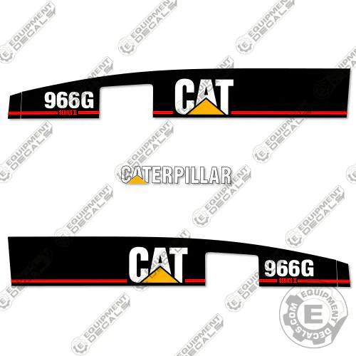 - Fits Caterpillar 966G Decal Kit Wheel Loader - Series 2 #CAT-966G-S2