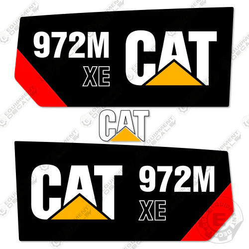 - Fits Caterpillar 972M XE Wheel Loader Decal Kit (42" Wide Side Decals ...