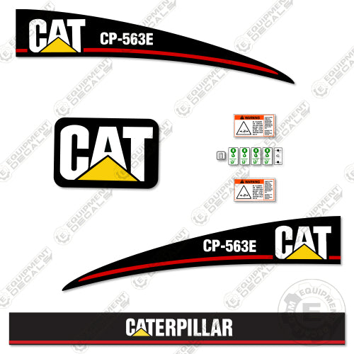 - Fits Caterpillar CP563E Decal Kit Vibratory Roller #CAT-CP563E