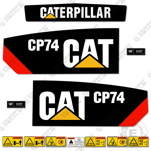 - Fits Caterpillar CP74 Decal Kit Roller #CAT-CP74