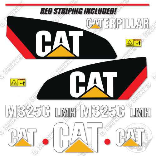 - Fits Caterpillar M325C LMH Material Handler Decals #CAT-M325C-LMH