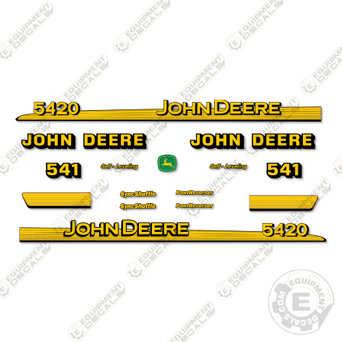 - Fits John Deere 5420 + 541 Decal Kit Package Loader Attachment ...