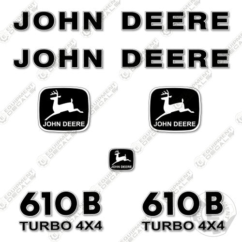 - Fits John Deere 610B Decal Kit Backhoe Loader #JD-BL-610B
