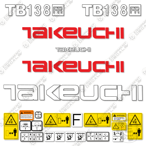 Takeuchi Decals